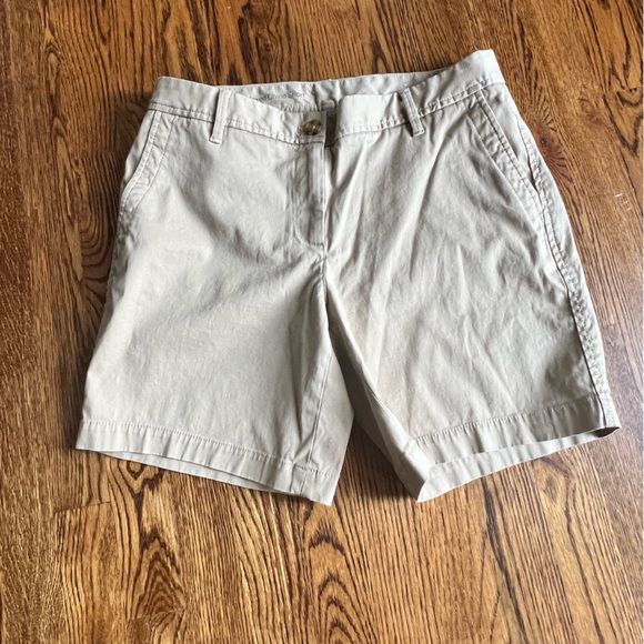 Talbots | Shorts | Talbots Relaxed Chino Short Pockets Frontback Khaki ...